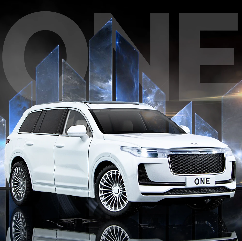 1:24 LEADING IDEAL ONE SUV Alloy New Energy Car Model Diecast Metal Toy ...
