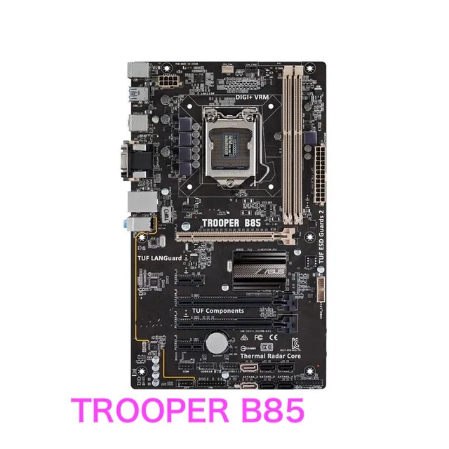 ASUS TROOPER B85 Motherboard 16GB LGA 1150 DDR3 ATX B85 Mainboard ...