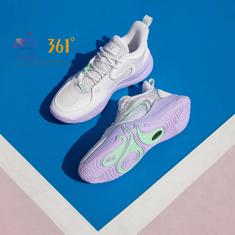361 Degrees LAVA TEAM Men Basketball Sports Shoes Mesh Breathable Non ...