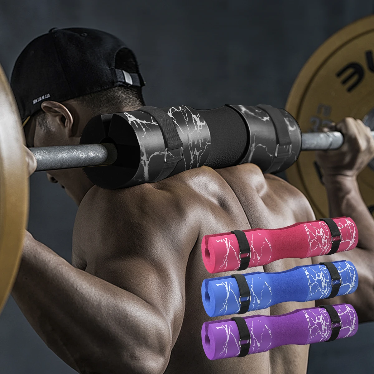 Barbell-Pad-Hip-Thrust-Pad-Squat-Pad-Foam-Sponge-High-Density-Rebound ...