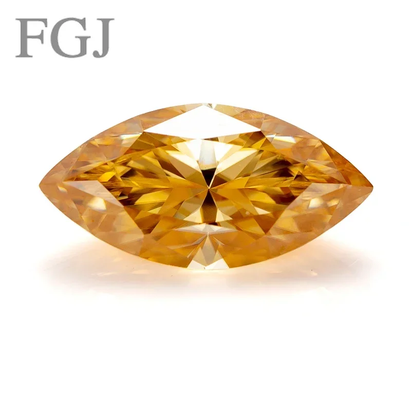 FGJ 4x8 10x20mm GRA Brilliant Cut Marquise Cut Loose Gemstones