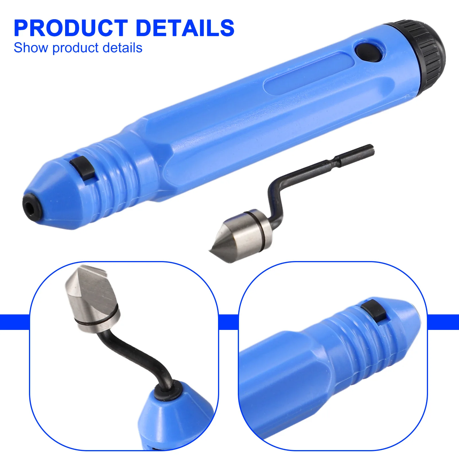 Deburring Tool Chamfering With HSS Steel Blades Rotary Head Deburring ...