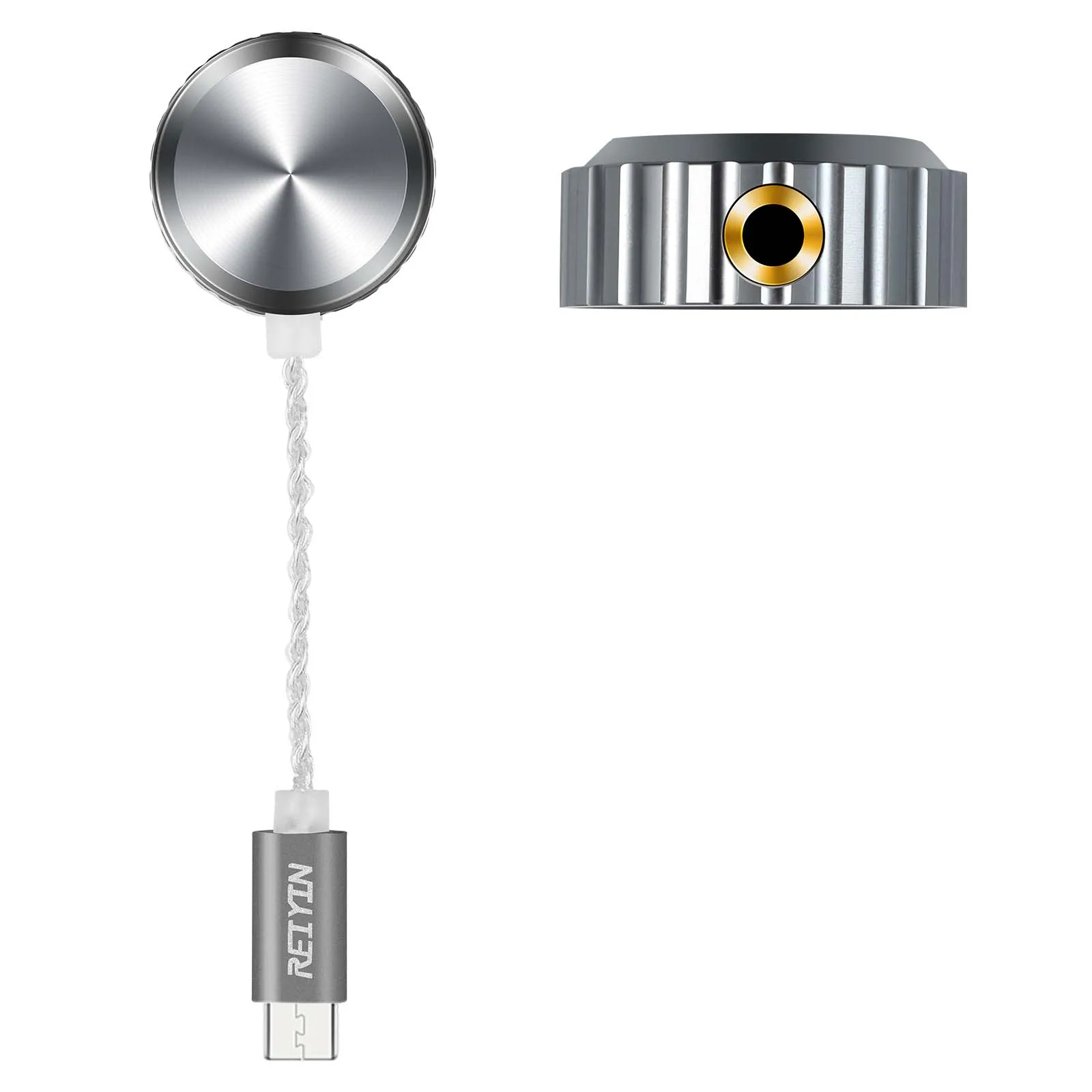 Reiyin-DA-06-384Khz-32bit-USB-Tipo-C-a-3-5-mm-DAC-Auricular-Amplifie ...