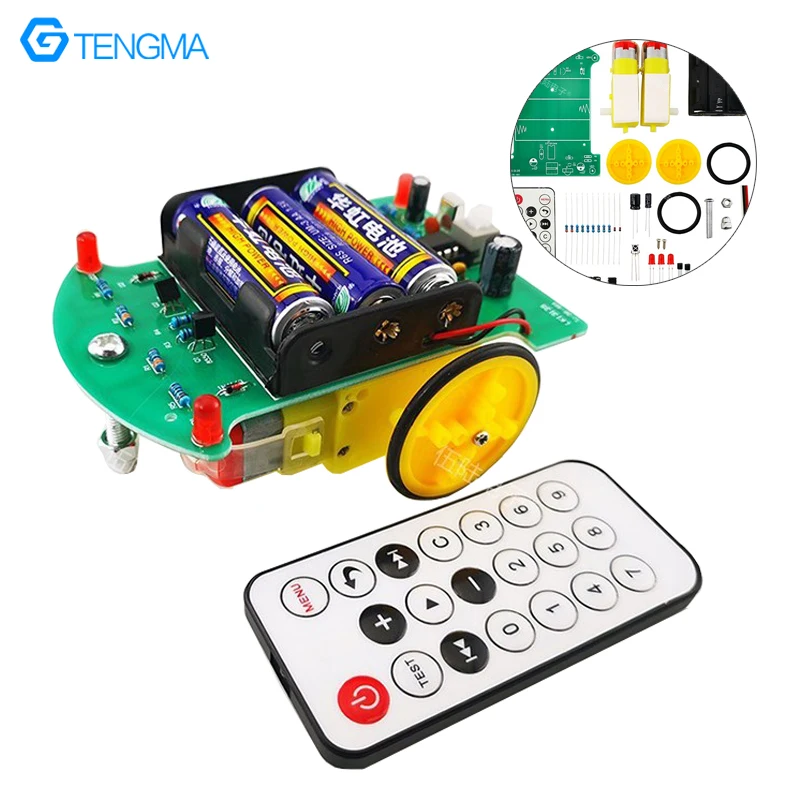 D2-4-Infrared-Remote-Control-Car-Kit-Intelligent-Electronic-Production ...