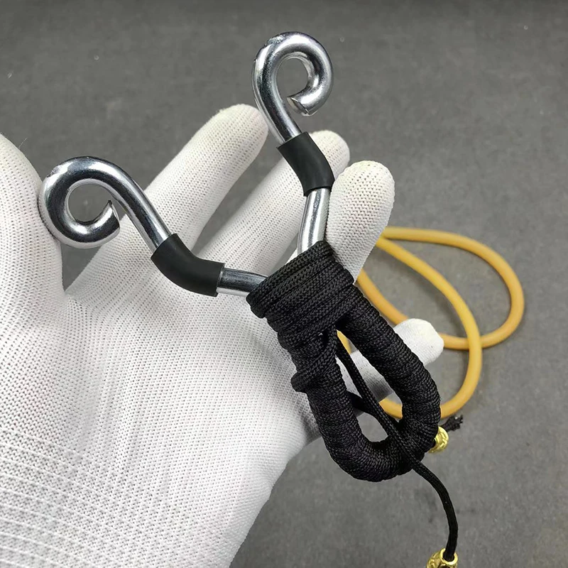 Hunting-Recurve-Stainless-Steel-Slingshot-Traditional-Rubber-Band ...