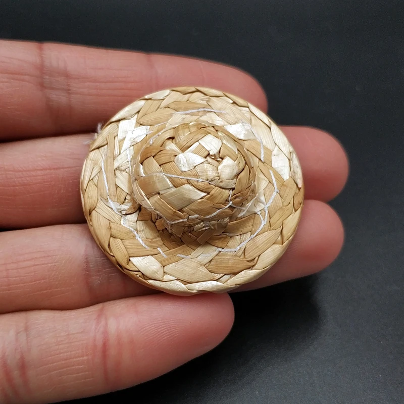 1-12-Scale-Soldier-Mini-Straw-Hat-Farmer-Hat-Braided-Hat-Match-6-Inch ...