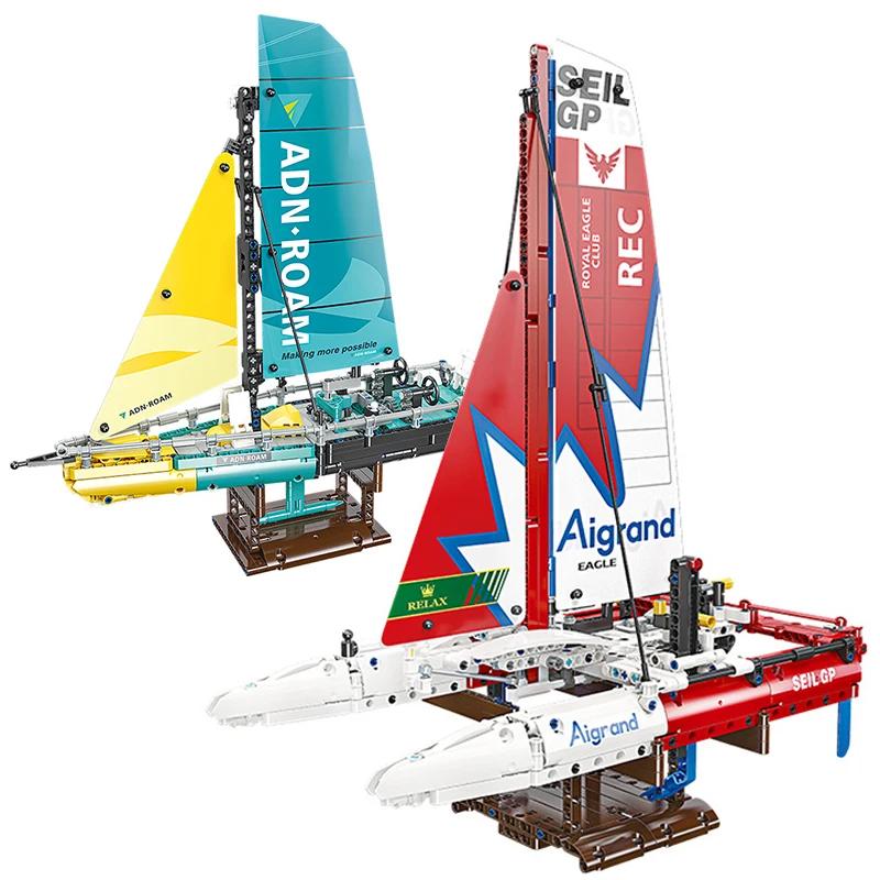 City-Ocean-Going-Type-65-Sailboat-Vessel-Model-Building-Blocks-F50 ...