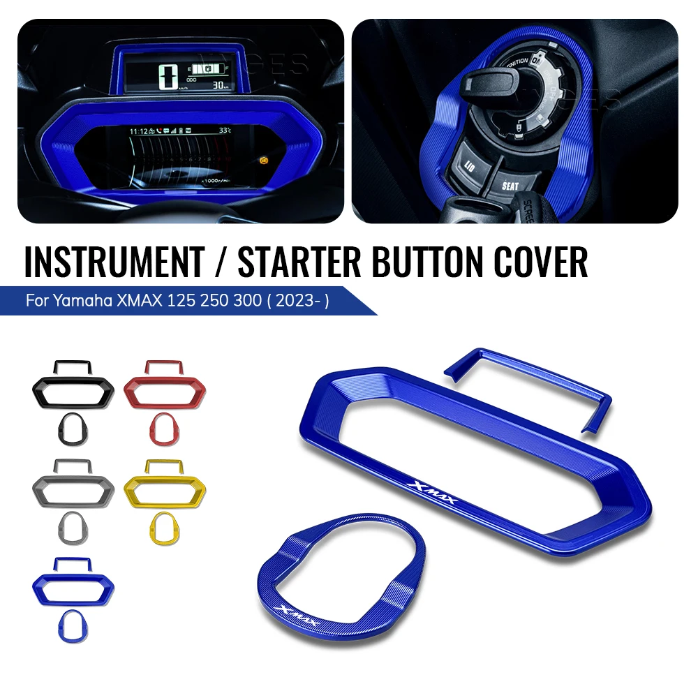 For-Yamaha-XMAX300-XMAX-300-125-250-2023-2024-Motorcycle-Starter-Button ...