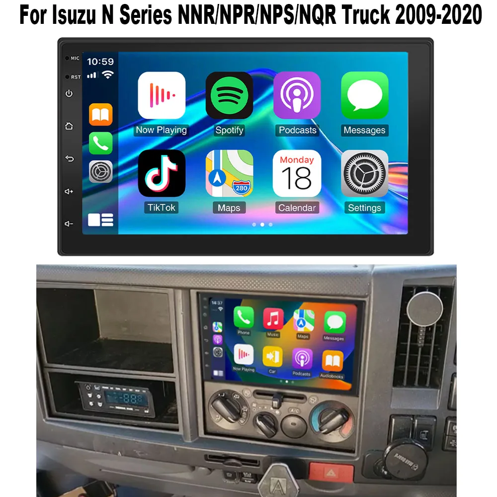 7in Android 15 Car Stereo Radio Navigation 4+64G for Isuzu N Series NNR ...
