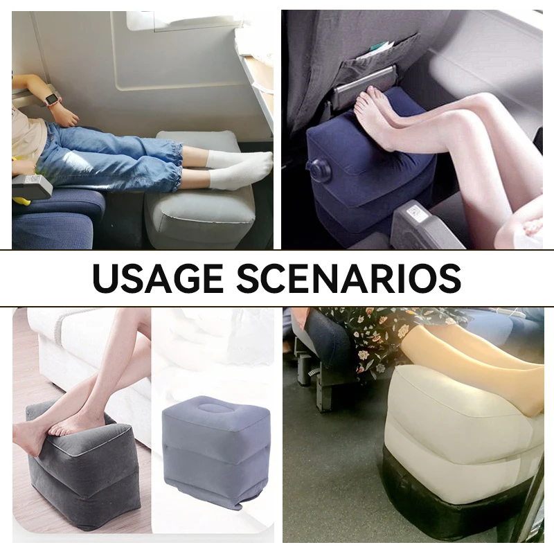 1pcs-Inflatable-Cushion-Footrest-Inflatable-Stool-Travel-Cushion-Three ...