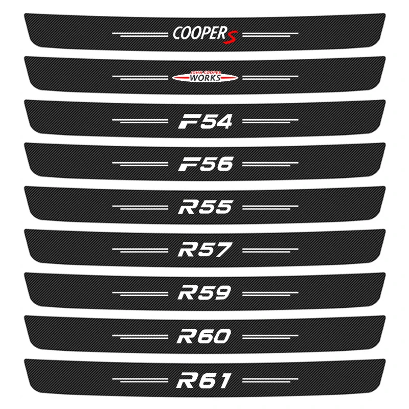 1pc Car Trunk Bumper Decorative Protective Film Stickers for Mini John ...
