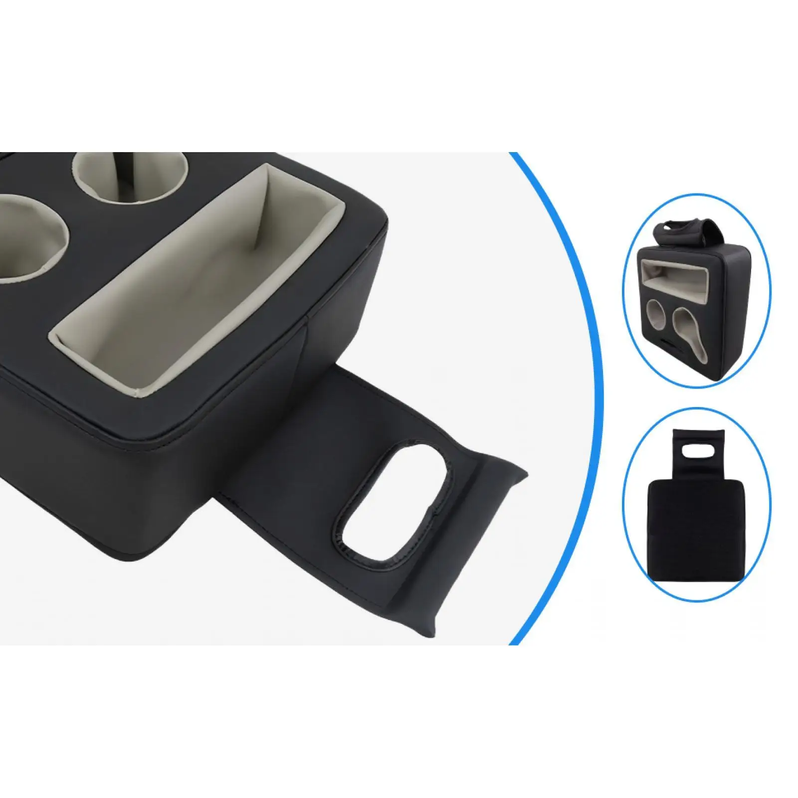 Interior Seat Back Storage Box Multifunctional Cup Holder Organizer ...