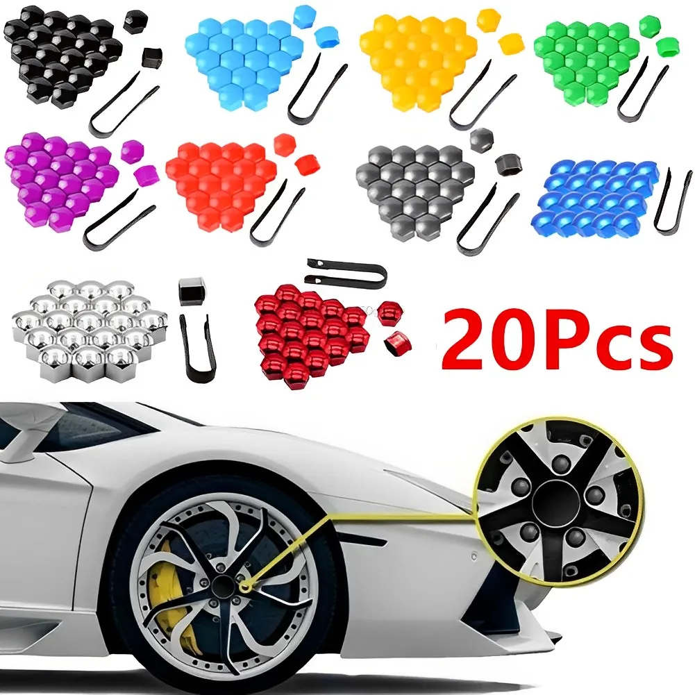 20Pcs Car Wheel Nut Caps Protection Cover Wheel Bolts Caps Anti-Rust ...