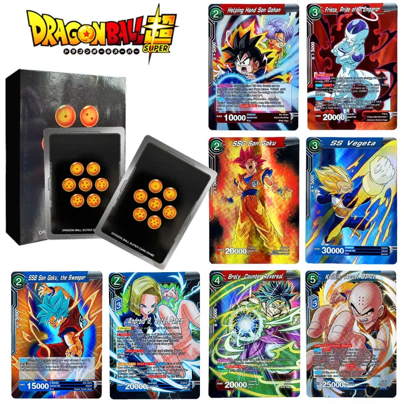 Dragon-Ball-Cards-Shiny-Son-Goku-Super-Saiyan-Series-Signature-Game ...