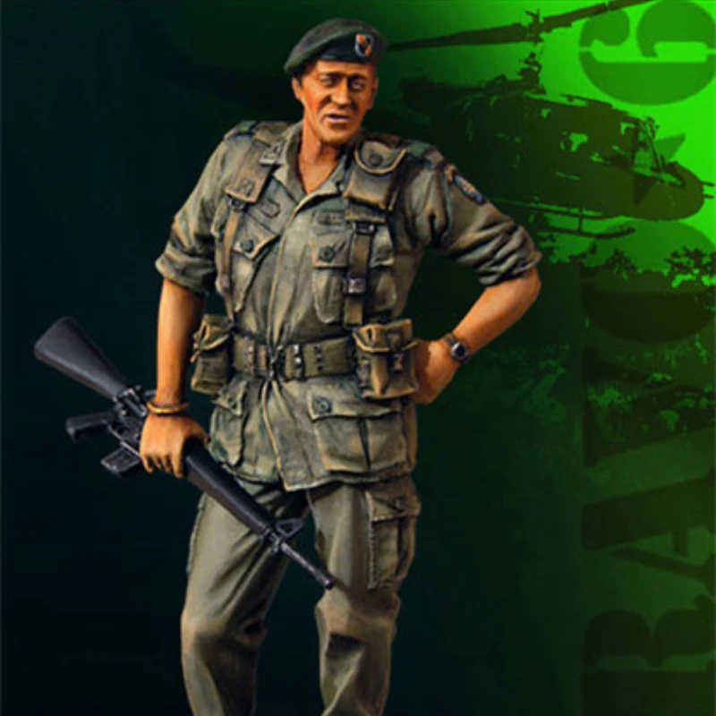 1-35-Scale-Resin-Figure-Model-Kit-Scene-Vietnam-War-US-Army-Single ...
