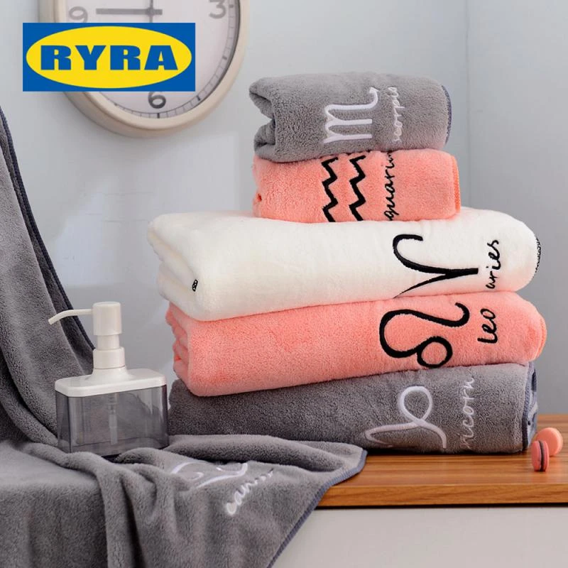 Bathroom Towel Shower Robe Bath Towel Strong Water Absorption Bath ...