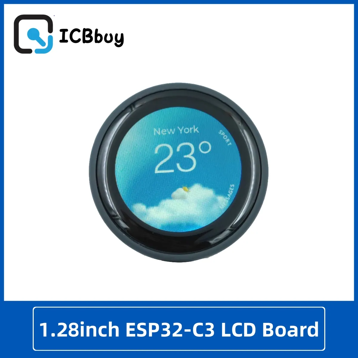 ESP32 C3 LVGL WIFI&Bluetooth Development Board 1.28" 240*240 IPS Smart Display Screen 1.28 inch ...