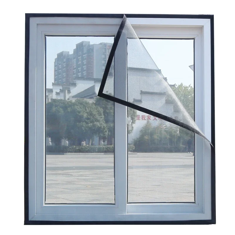 Washable-Self-Adhesive-Invisible-Window-Screen-Custom-Anti-mosquito ...