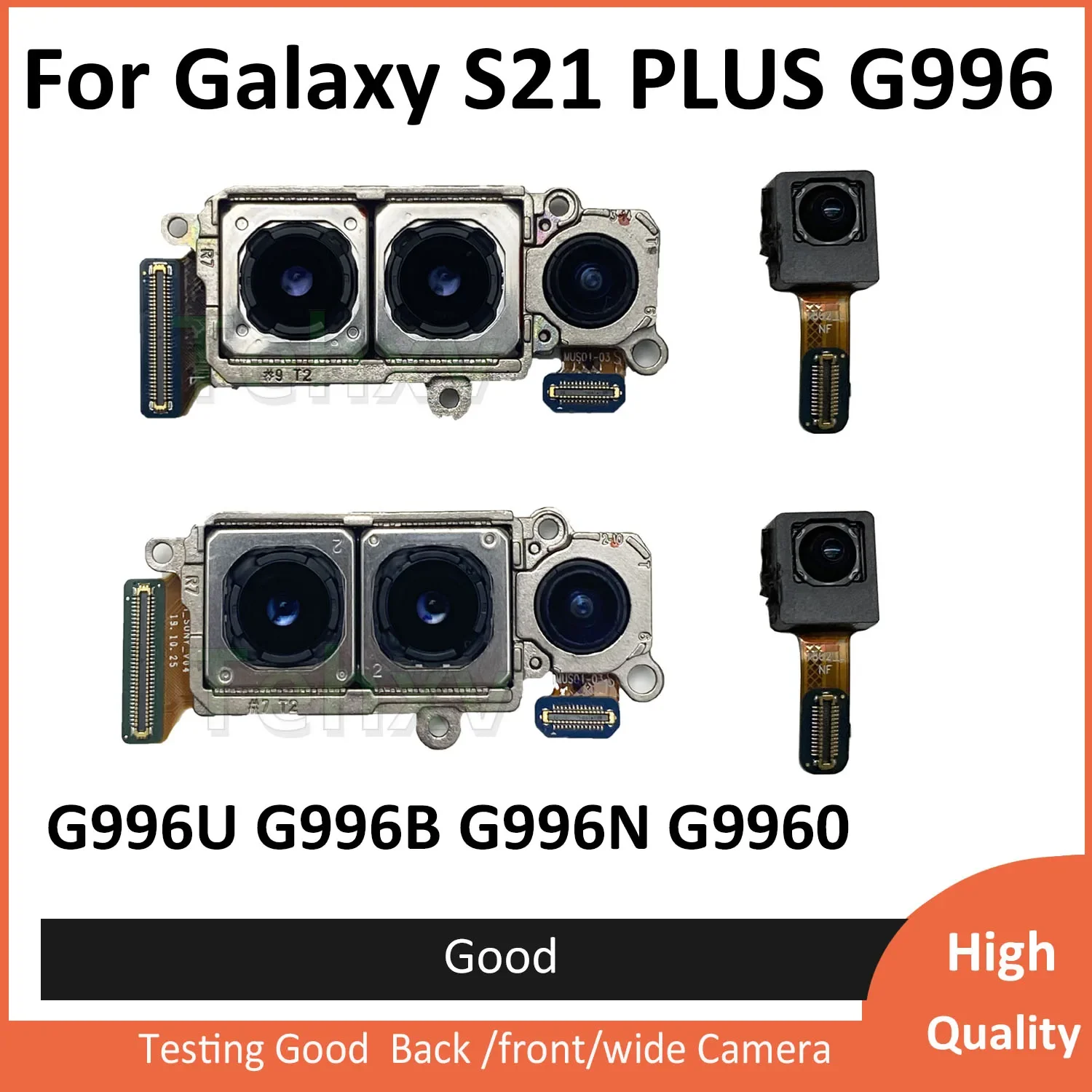Good Front Rear Wide Back Main Camera Flex for Samsung Galaxy S21 Plus ...