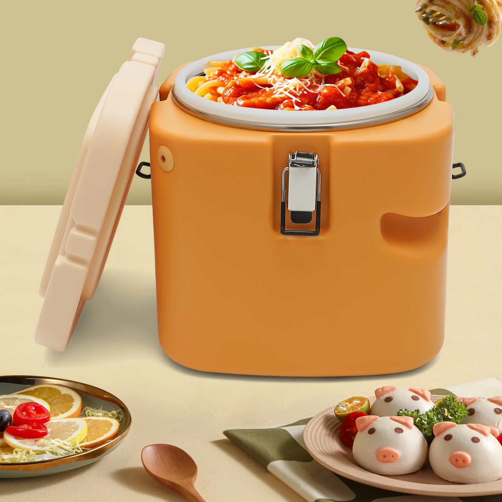 Commercial Insulated Soup Container 9.5L Food Warmer Outdoor Carrier ...