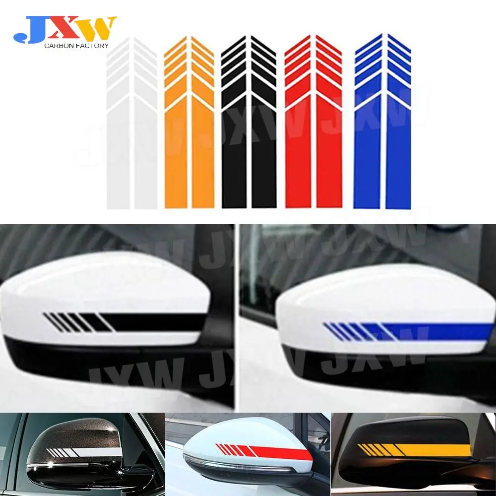2Pcs-Universal-Auto-Car-Sticker-Non-Fading-Fashion-Color-Stripe-Car ...