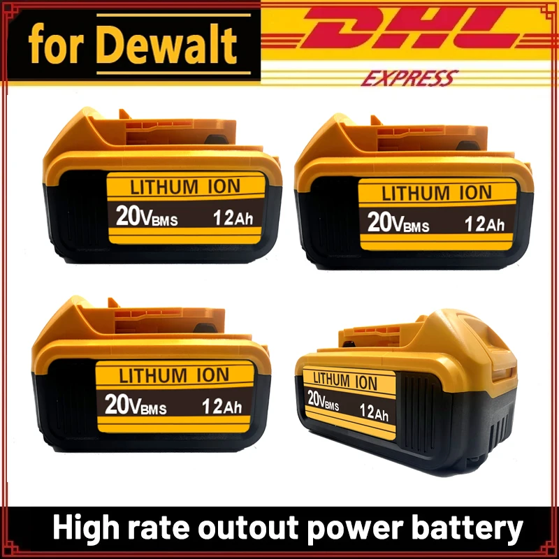 For Dewalt 18V/20 Volt MAX DCB200 Lithium Battery Replacement 18V ...