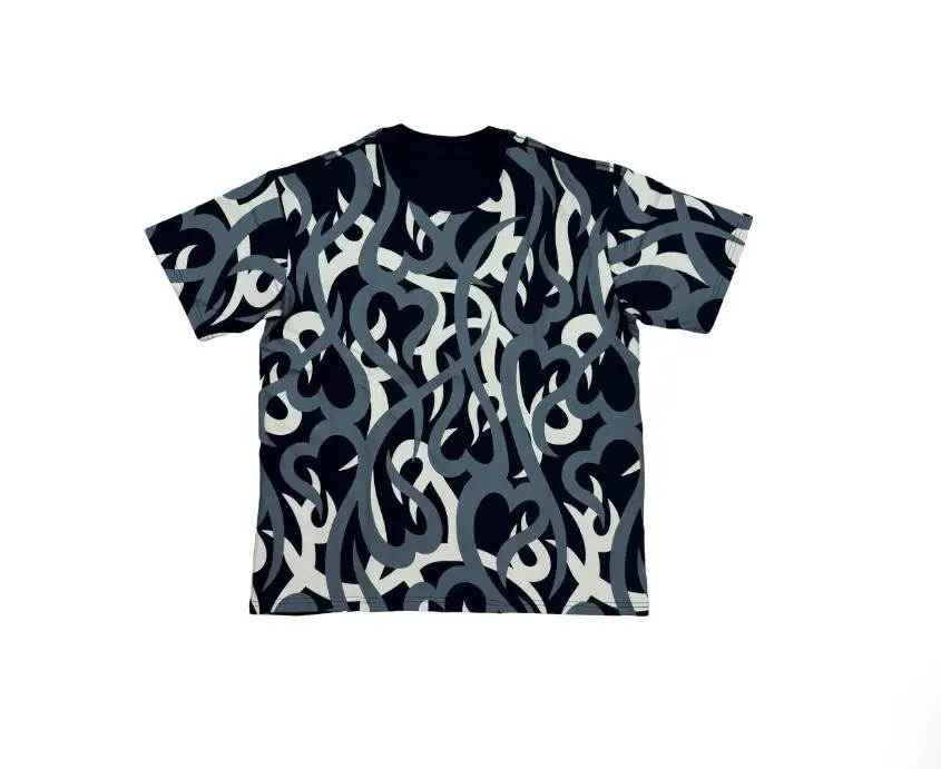2025 Number Nine AW04 Tribal Heart Camo tee Thorn camouflage short ...