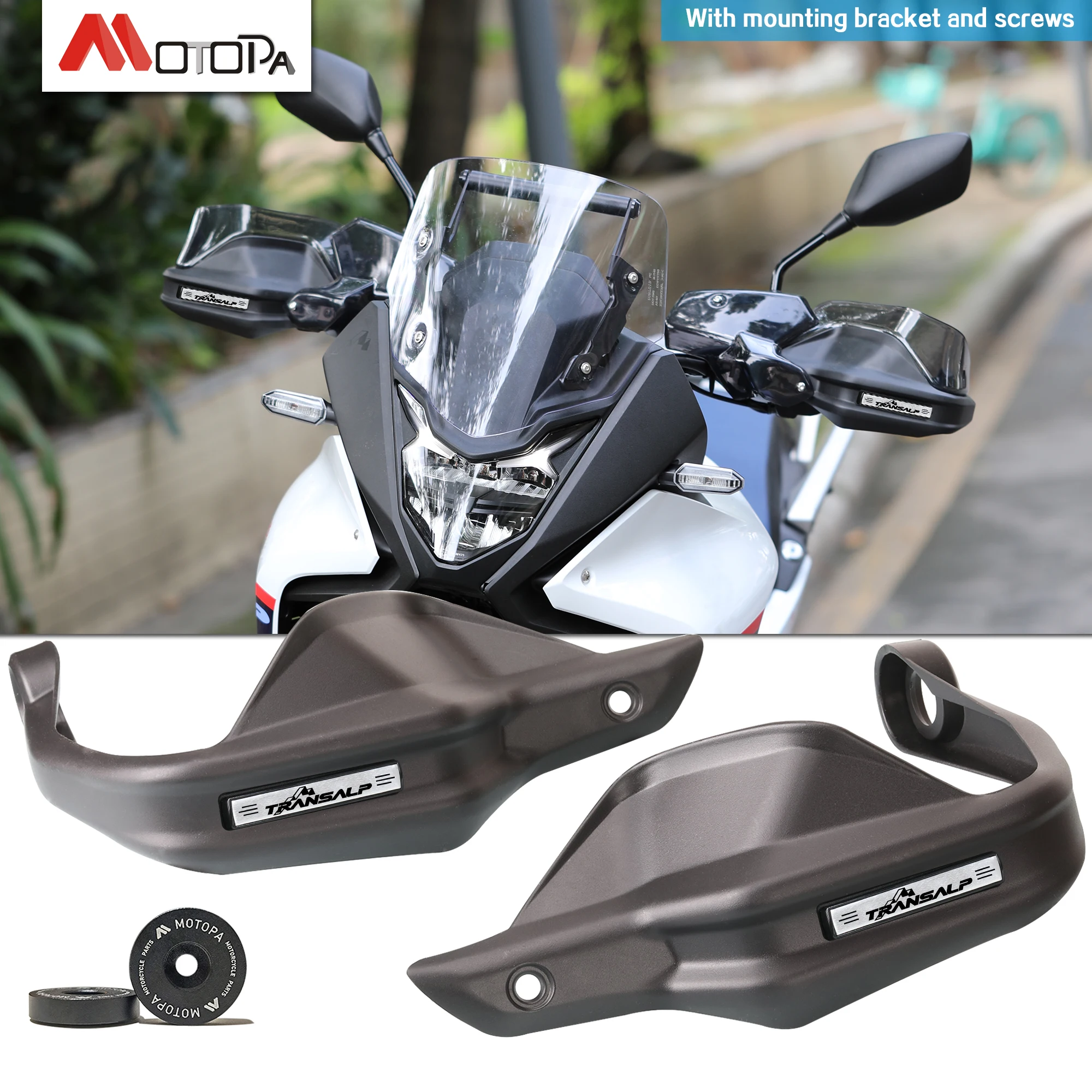 2025 Transalp 750 Handlebar Handguard Shield Hand Guard Lever ...