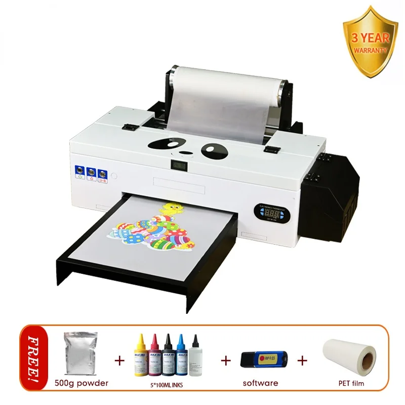 Impresora de rodillo de transferencia DTF, A3, r1390, l1800, DX5, impresora de camisetas, 100 ...