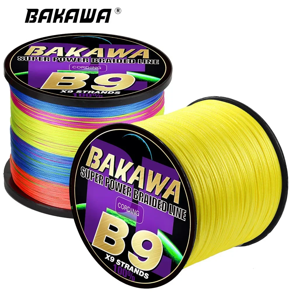 BAKAWA-Carp-Fishing-Line-9-Strands-Braided-Japan-Multifilament-Seawater ...
