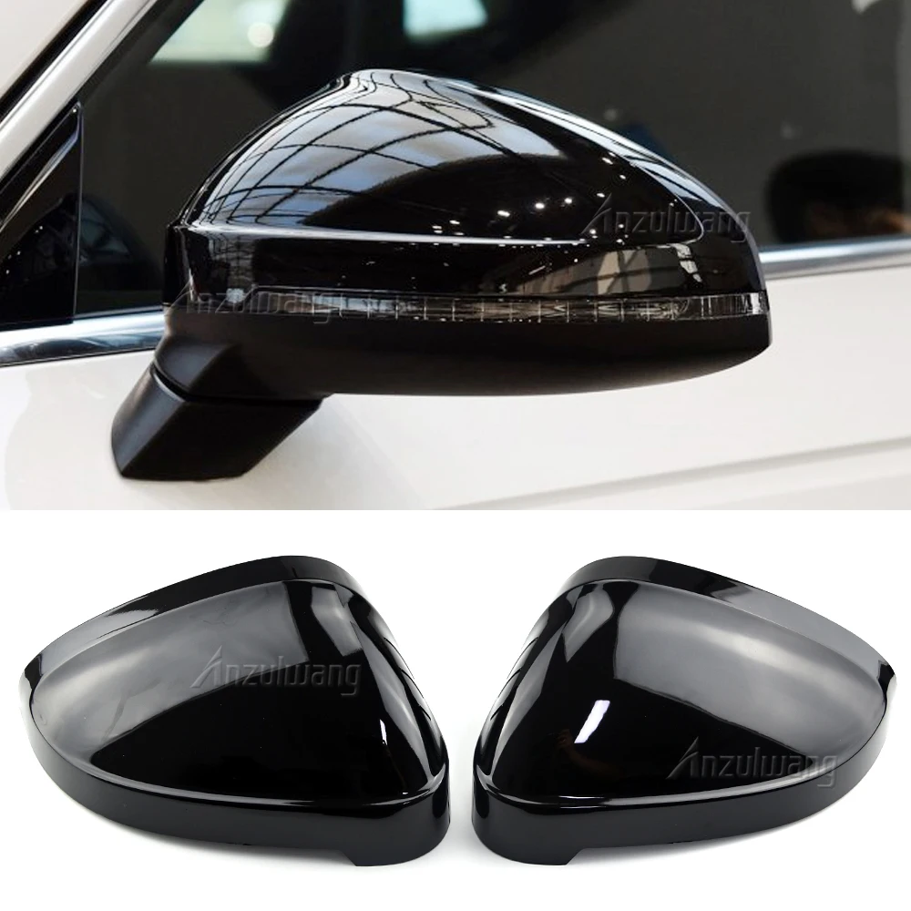 Carbon black and bright black Rearview Mirror Case Side Mirror Shell ...