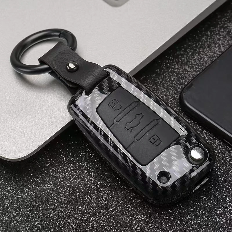 Car Key Cover Case Protector For Audi A3 A4 A5 C5 C6 8L 8P B6 B7 B8 C6 ...