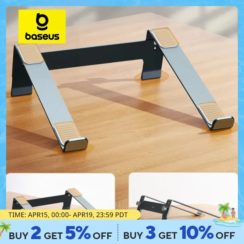 Baseus-Adjustable-Laptop-Stand-Aluminum-Portable-Notebook-Support ...