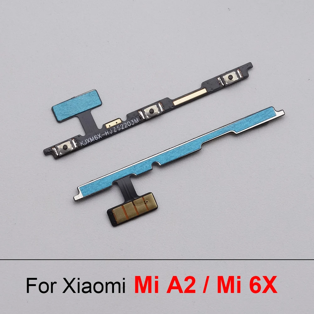 1pc For Xiaomi Mi A2 / Mi 6X Power On / Off Switch Volume Mute Button ...