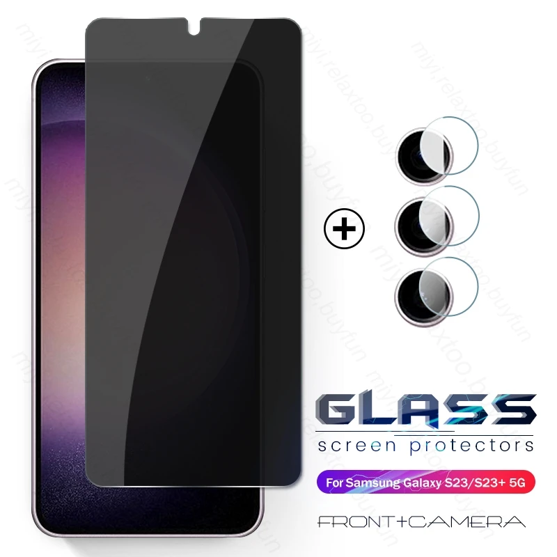 2To1-Camera-Glass-For-Samsung-Galaxy-S23-5G-Privacy-Screen-Protector ...