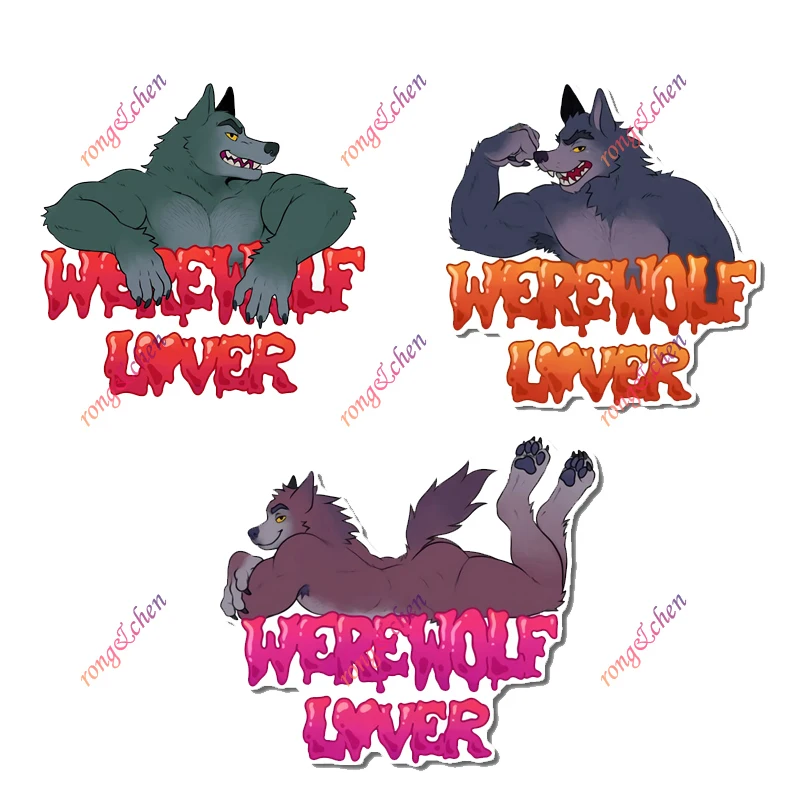 Furry-Wolf-Warning-Car-Sticker-Werewolf-Lover-for-Car-Motorcycle-Racing ...