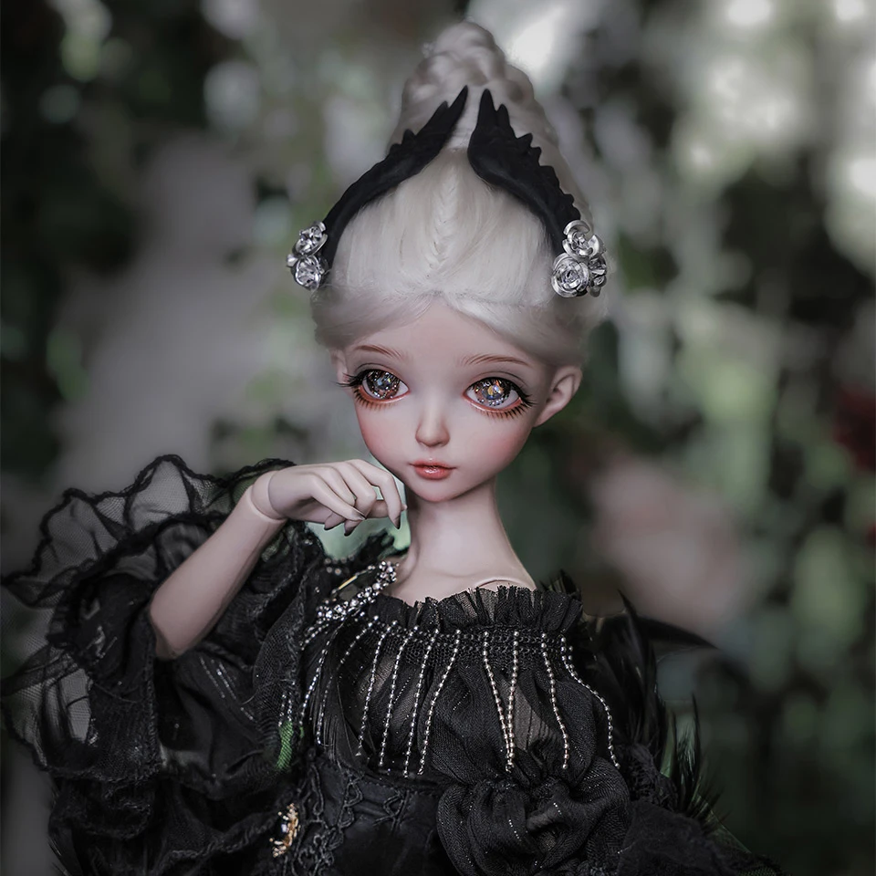 Honoka BJD Doll 1/4 New Release Active Line Girl Body Body Cutie Leg D Breast Ballet Feet Black ...