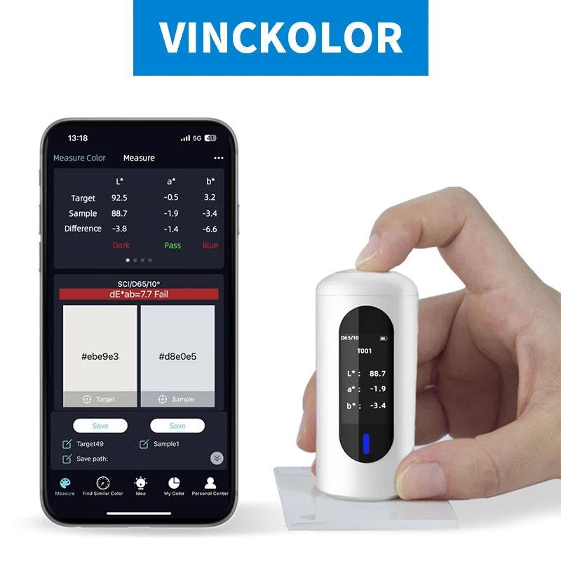 Portable-45-0-Colorimeter-Measuring-Color-Difference-of-Paint-Plastic ...