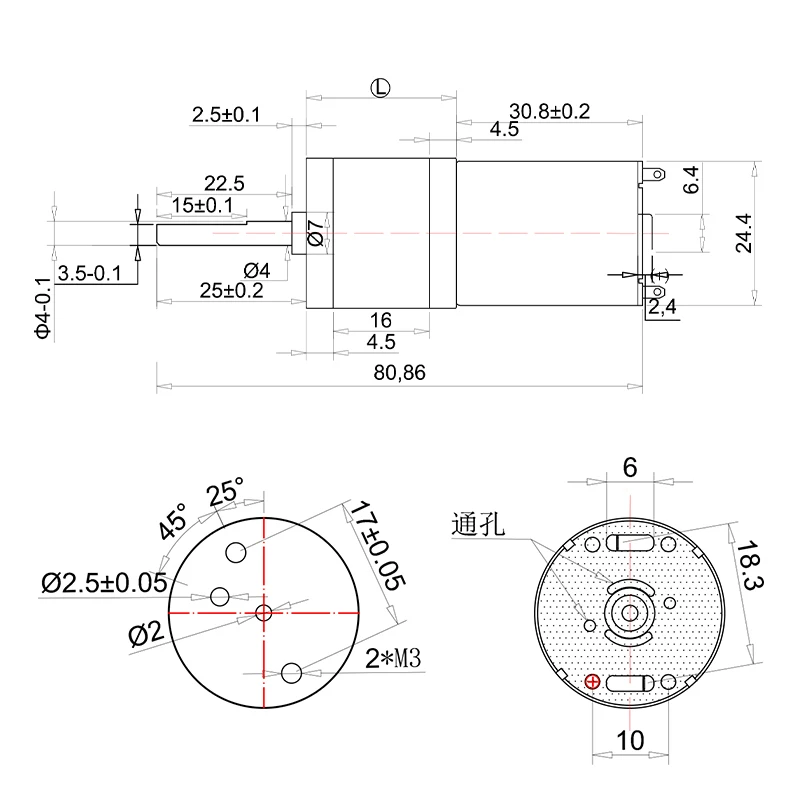 JGA25-370 DC Motor Hall Effect Speed Encoder, 59% OFF