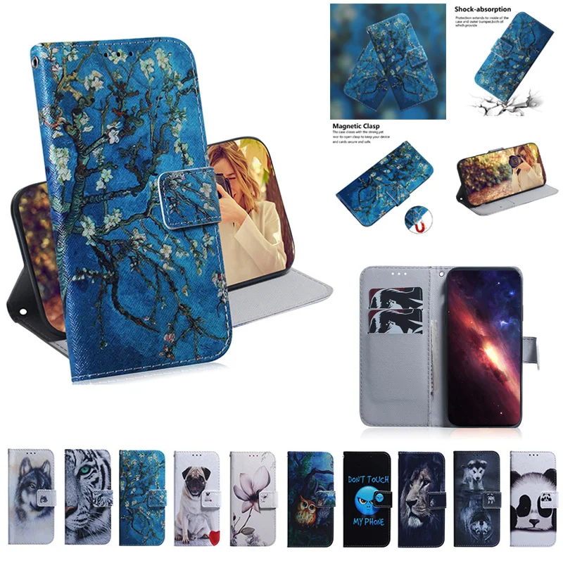 Painted Flip Leather Magnetic Phone Case Cover for Rm Narzo N53 (ZH-4)
