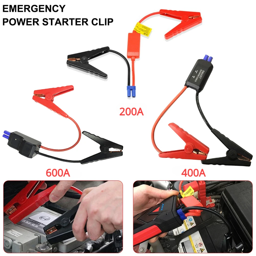 1Pcs Battery Connection Cable Clips Car Emergency Start Power Cable ...