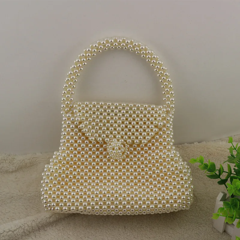 Bolsos-de-perlas-con-cuentas-tejidas-hechas-a-mano-para-mujer-bolsos-de ...
