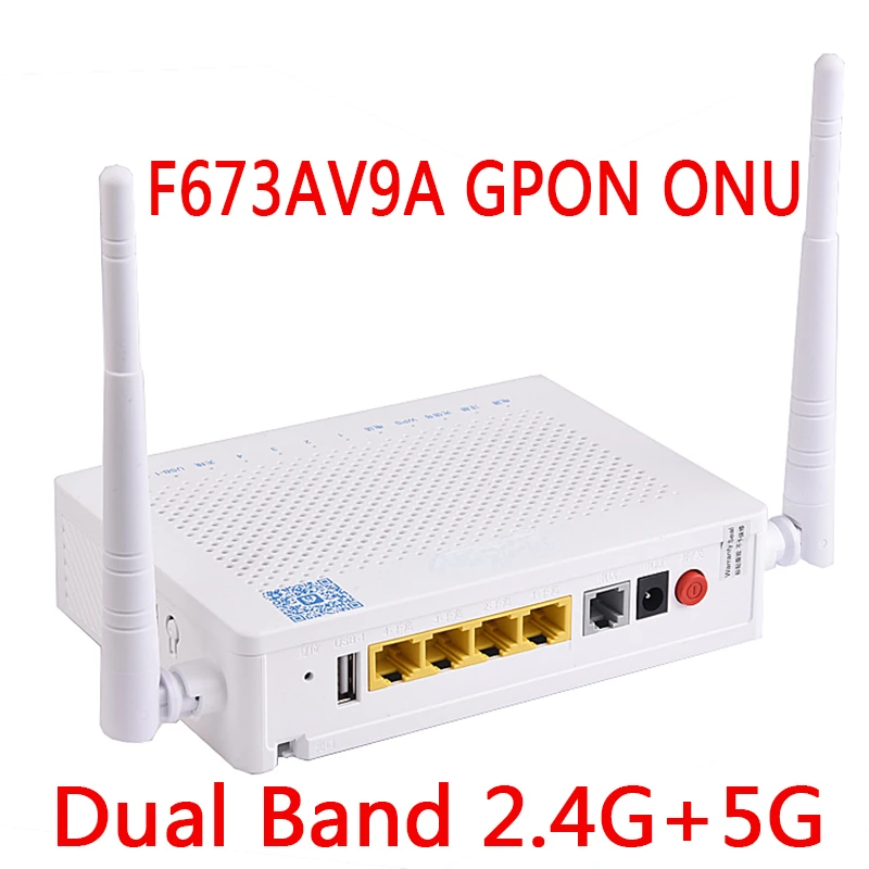 F673av9 Dual Band 4ge +2usb 5g Wifi Onu Gpon Fiber Modem Ftth F673a V9 ...