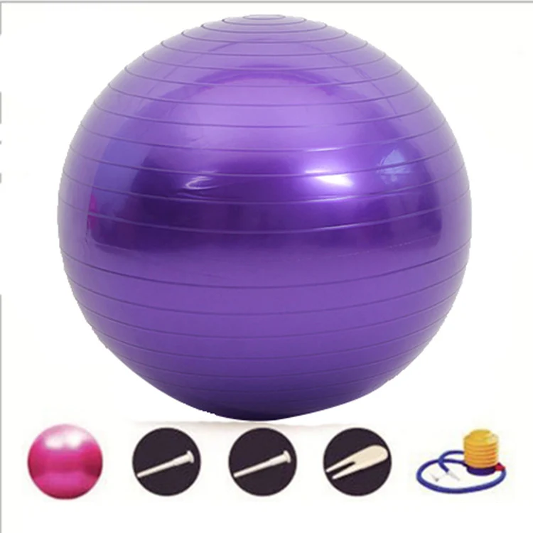 Yoga Balls Sports Fitness Gym Balance Fitball Exercise Inflatable ...