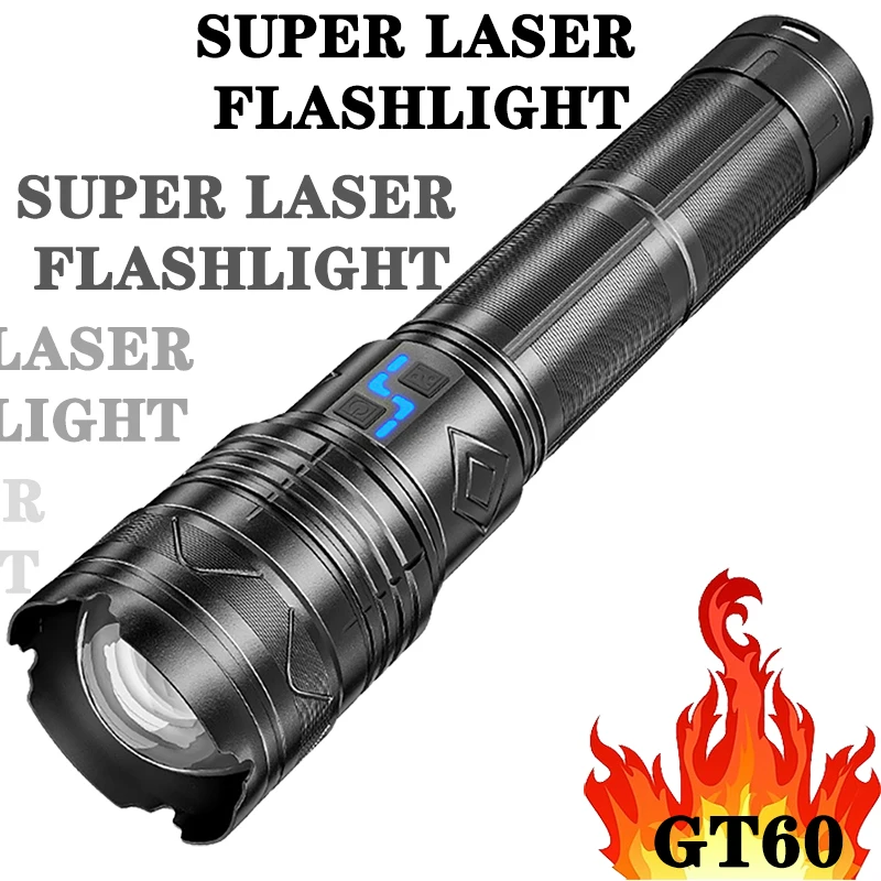 High-Power-Self-Defense-Flashlight-Aluminum-Camping-Rechargeable-Lamp ...