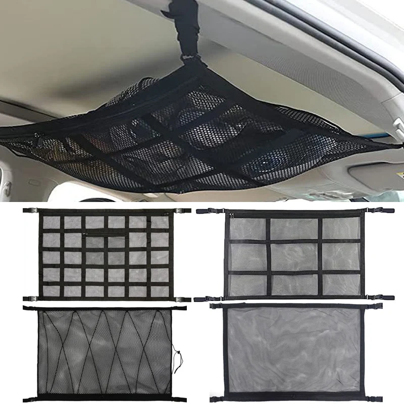 Car-Roof-Storage-Organizer-Automotive-Ceiling-Cargo-Net-Pocket-Mesh-Car ...