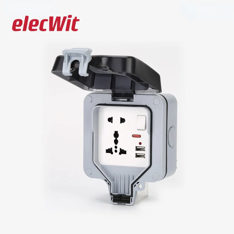 ip66-waterproof-multifunctional-five-hole-socket-USB-interface-outdoor ...