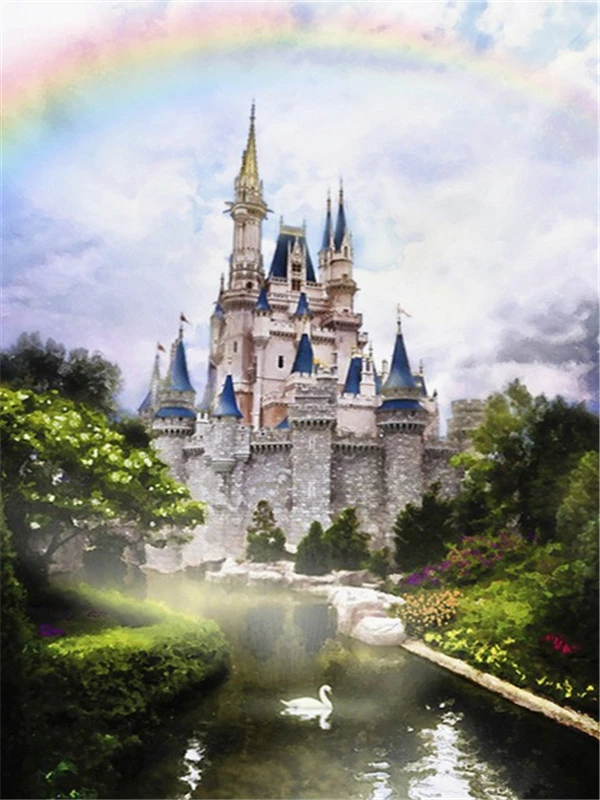 Disney Cinderella Castle Painting