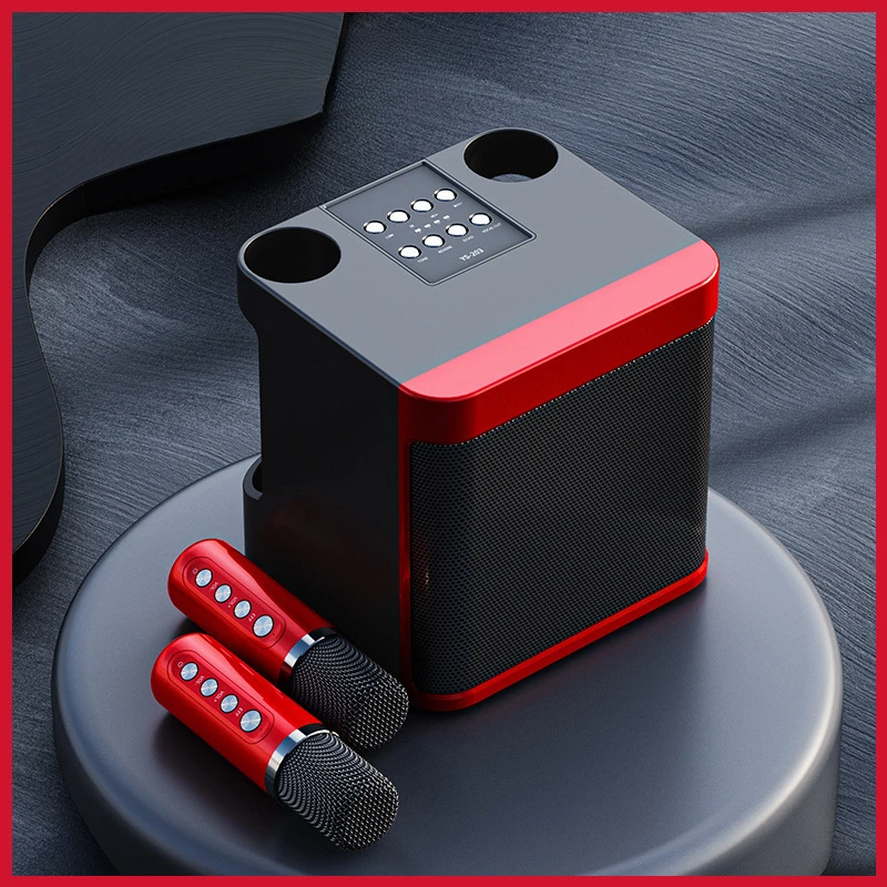 YS-203-Karaoke-Audio-Machine-Speaker-System-2-Microfones-Port-til-Sem ...