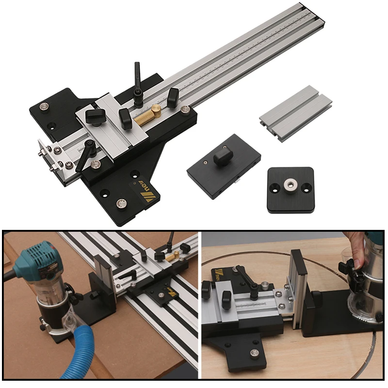 Engraving-Machine-Guide-Rail-Adjustable-Slotting-Milling-Circle-Router ...